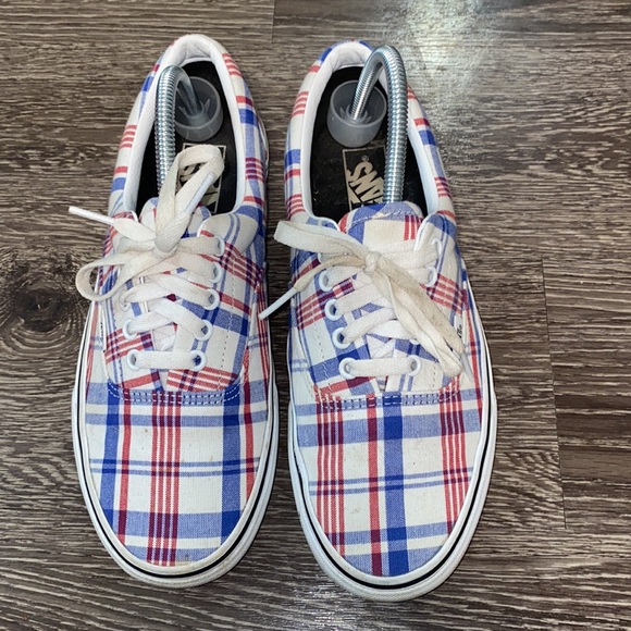 Vans | Shoes | Vans Low Profile Canvas Plaid | Poshmark